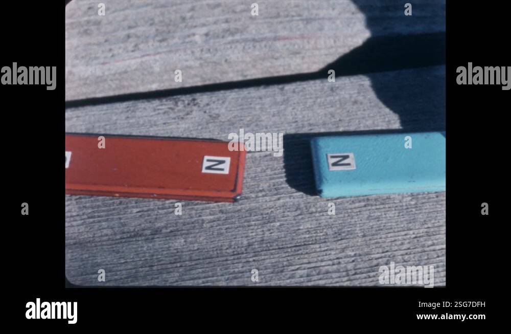 1990s: Polarized magnets are placed with similar ends next to each ...