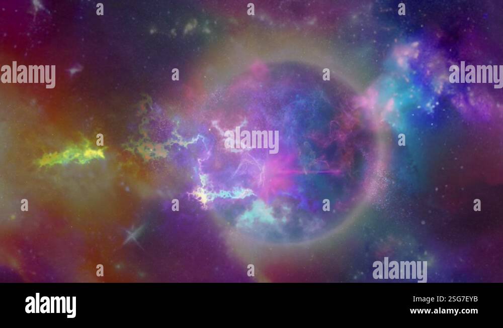 Outer space galaxy motion background Stock Video Footage - Alamy