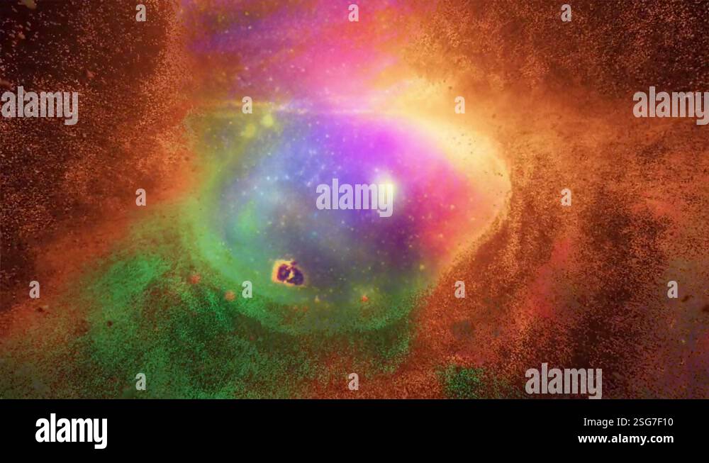 Outer space galaxy motion background Stock Video Footage - Alamy