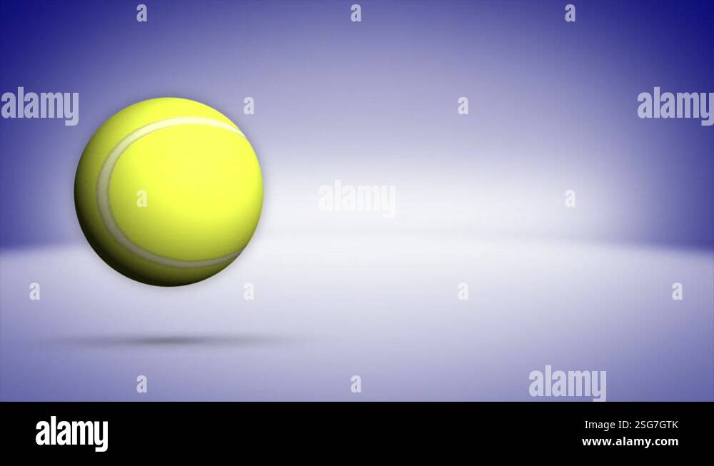 Tennis Ball Animation, Background, Loop Stock Video Footage - Alamy