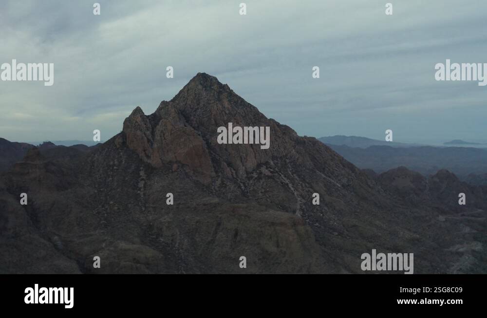 Tall Mountain Peak of El Pilon de Lolita, Loreto, Baja California Sur ...