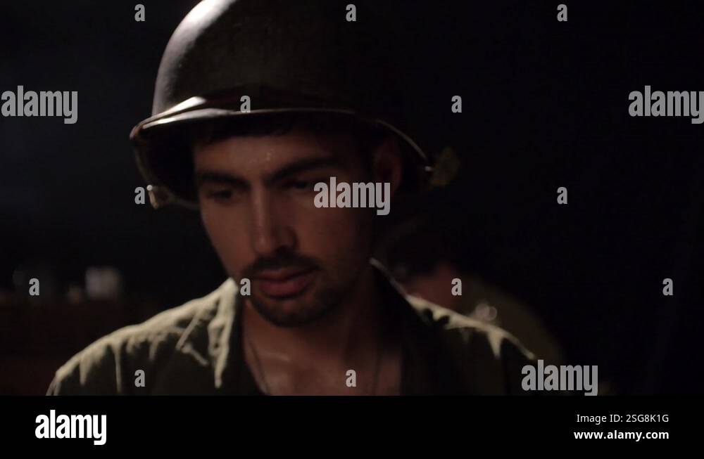 WW2 G.I. Shell Shocked Soldier at an Army field hospital - "1000 yard ...