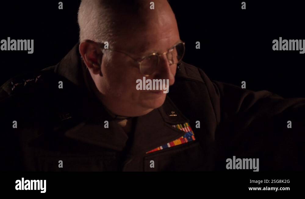 WW2 General George S. Patton in command at a Desk in Europe - Actor ...