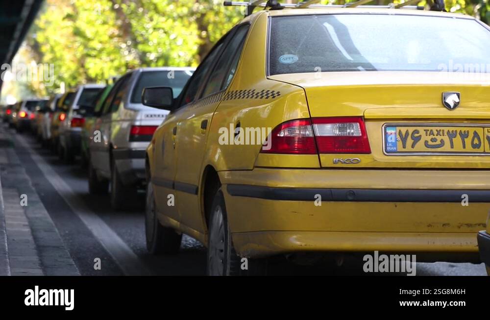 City shots of the capital of Iran, Tehran. Landscape, Skyline ...