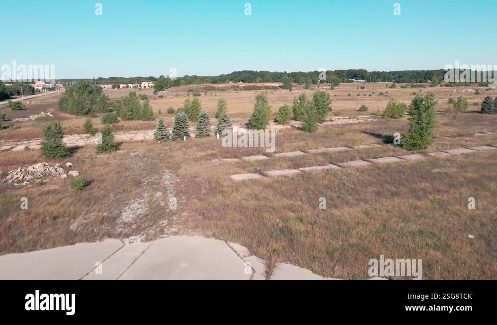 Tracking through an abandoned cement lot with interesting structures ...