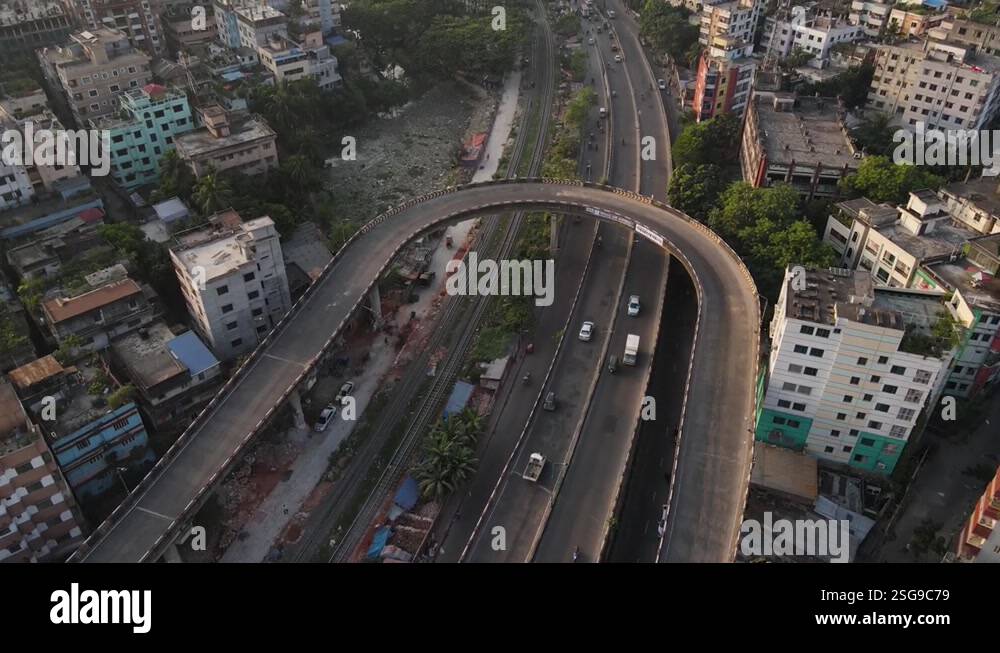 Transportation infrastructure of dhaka bangladesh Stock Videos ...