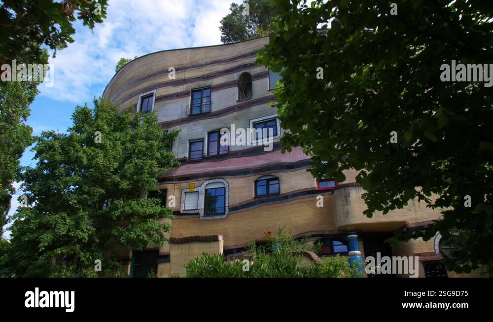 Forest Spiral Waldspirale Darmstadt Hundertwasser famous colorful ...
