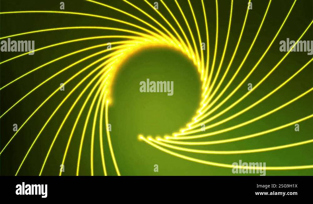 Animation yellow lines swirl abstract background Stock Video Footage ...