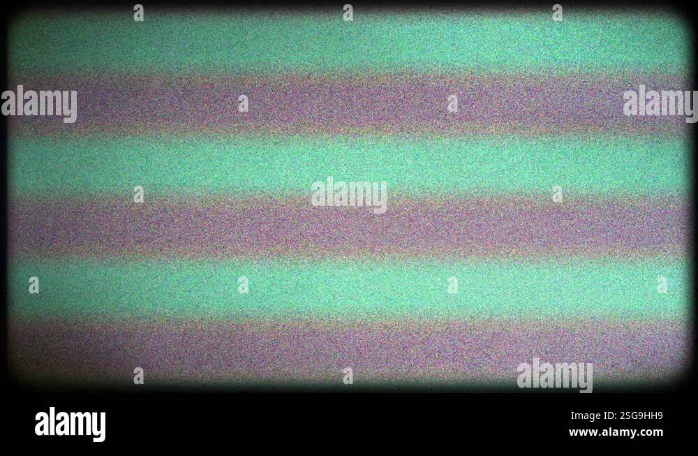 VHS and kinescope. Colored stripes VHS on gray background. Effect of an ...