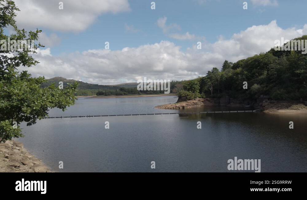 Burrator reservoir in the Dartmoor national park in the English county ...