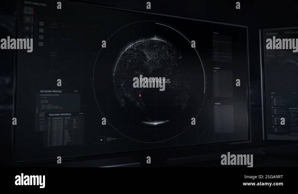 Spy Location Tracking Program Detects Target Position On A Digital ...