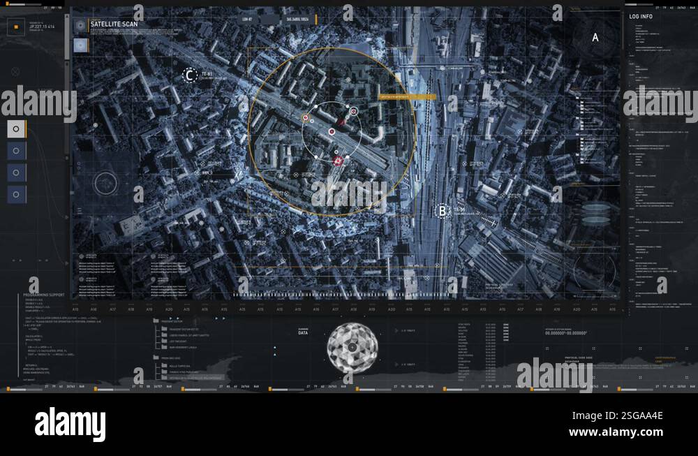 Innovative Flying Security Drone Pursuits Target Over Modern City ...