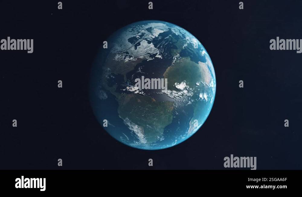 Pangea - The Continents of Earth Separating and Forming Over Millions ...