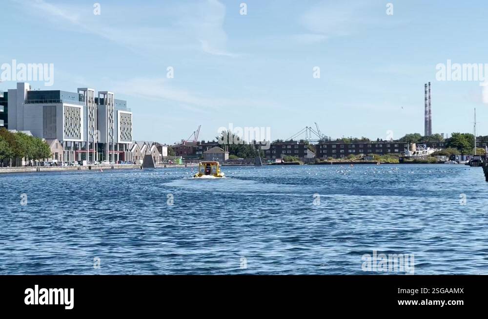 Viking splash tour at the Grand Canal Dock in Dublin with The Poolbeg ...