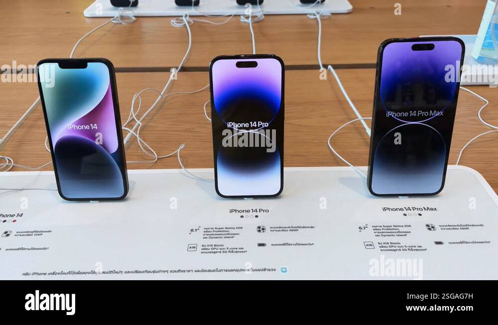 Apple iPhone 14 Pro Max smartphone new models, demo launch at Apple ...