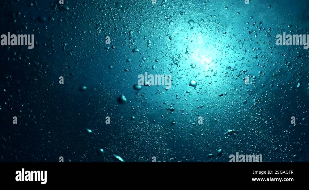 underwater air bubbles slow relaxing ocean scenery backgrounds sun ...