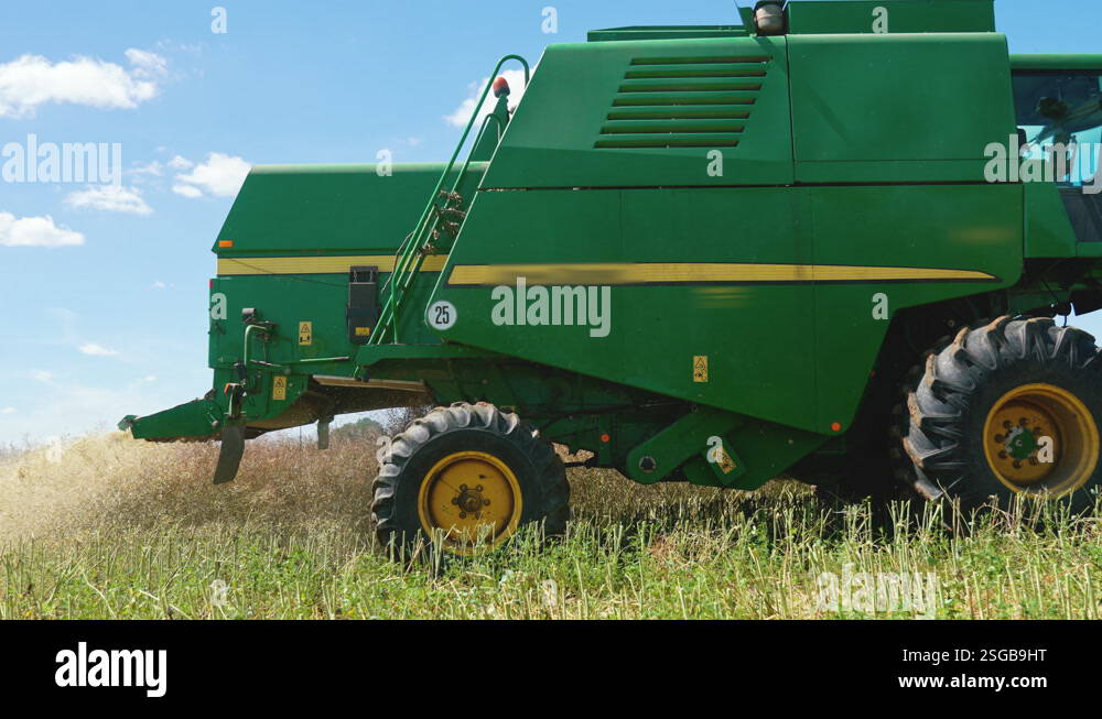 Evolution of agriculture - modern equipment and machines used by farmers Stock Video Footage - Alamy