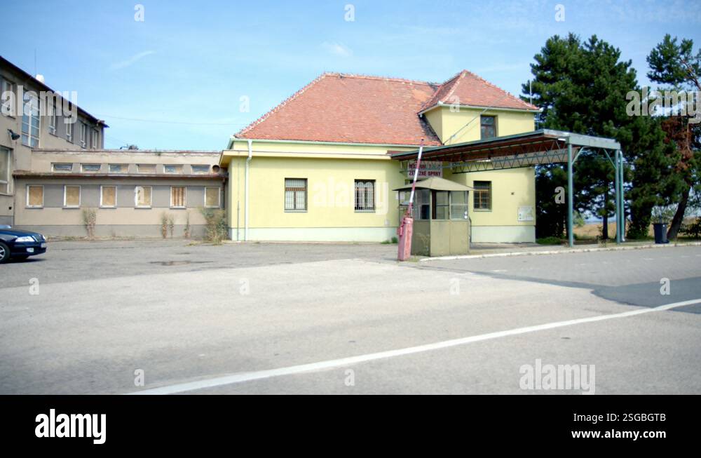 Old Soviet Border Post Between Schrattenberg And Valtice - View Of An ...