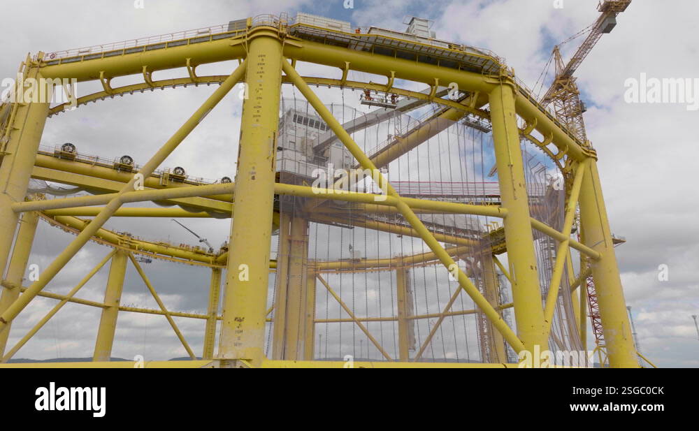 Impressive structure of Ocean Farm 1 - world's largest floating fish ...