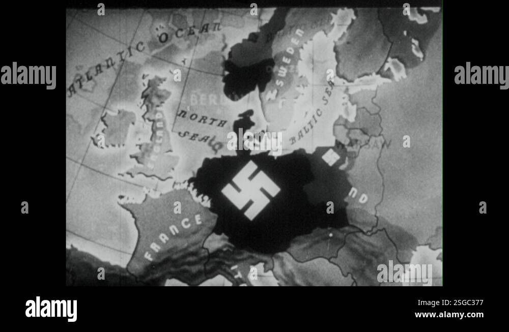 Russia 1940s:Map of Nazi invasion. German Generals talk to Hitler over ...