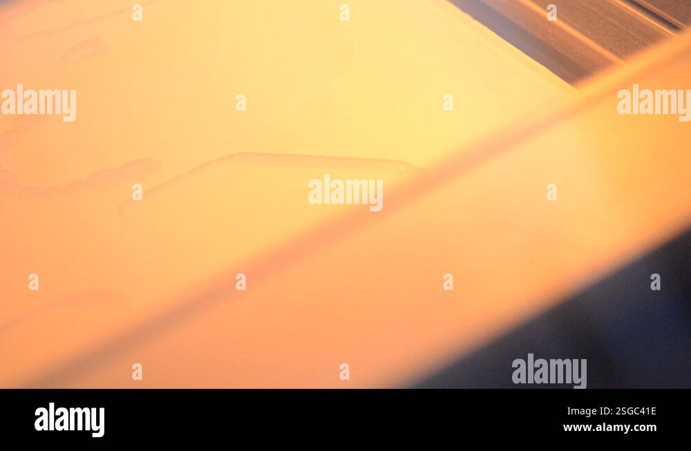 High-speed printing of an object on a 3D printer from powder close-up ...