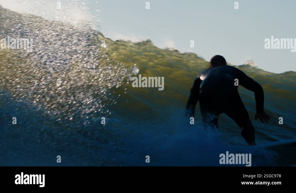MATADEIRO BEACH, BRAZIL - SEPTEMBER, 2022: Adult brazilian surfer rides the Stock Video Footage ...