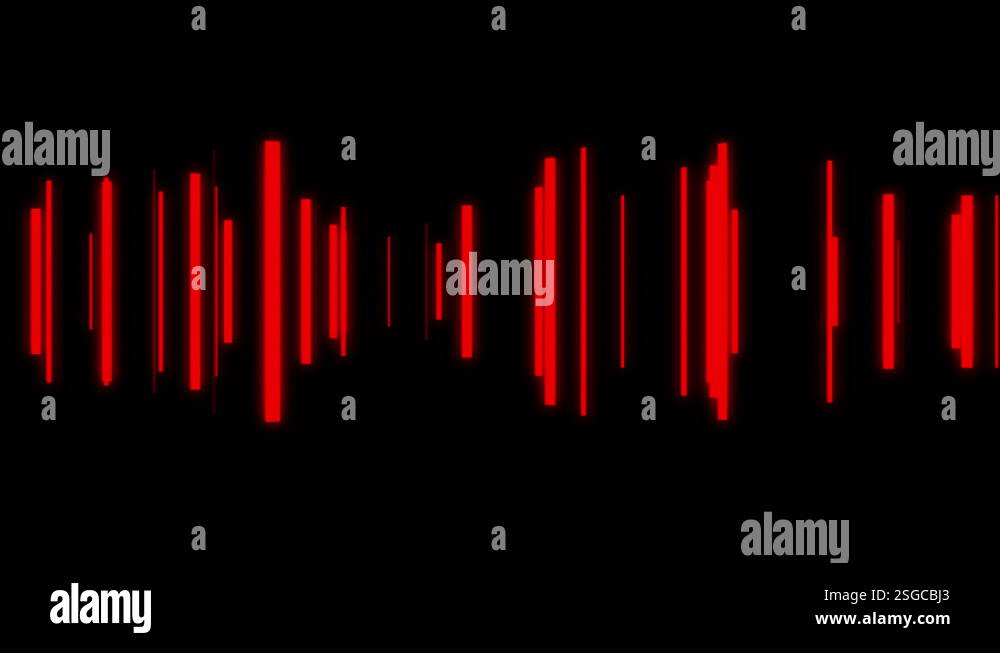 Progress Bar Dancing Bars L Red Motion Graphics Loop Animation ...