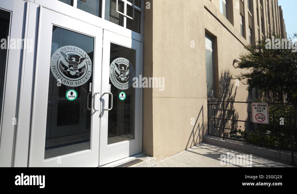 US Department of Homeland Security building in Washington DC part of ...
