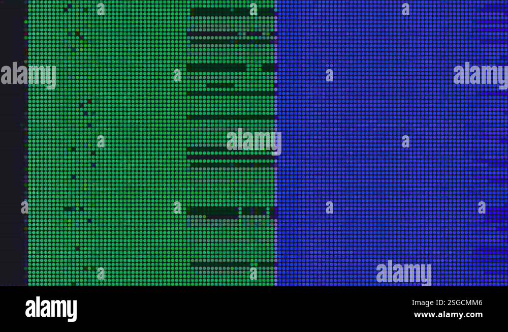 Software generated abstract footage, iridescent corrupted data video fx ...