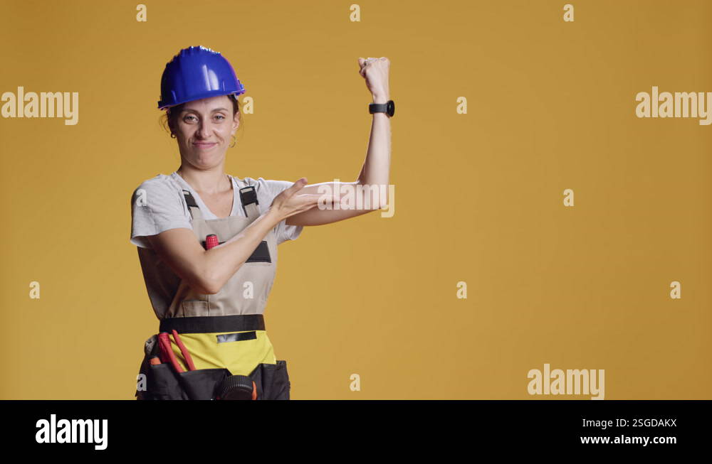 Strong woman flexing arm Stock Videos & Footage - HD and 4K Video Clips ...