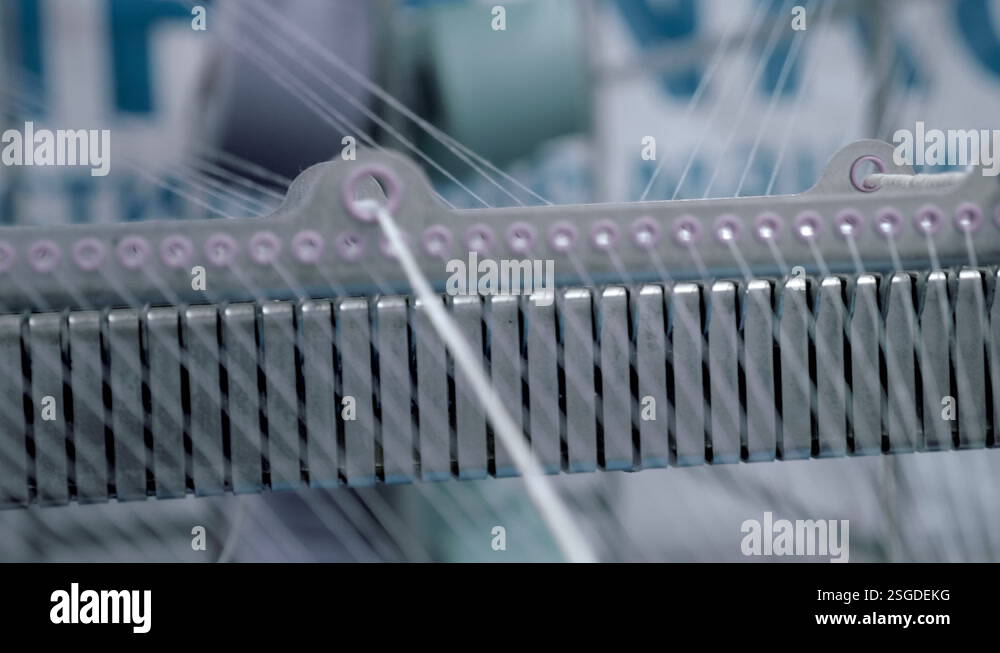 Industrial equipment of the textile industry for the production of ...