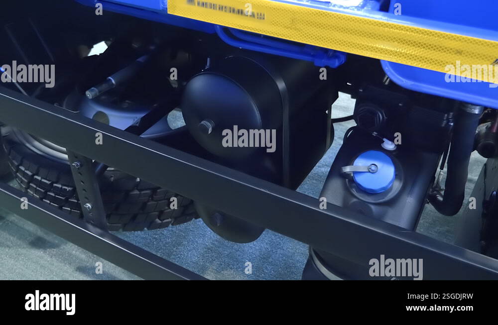 Pneumatic air brake balloons (receiver), new spare wheel and additional ...