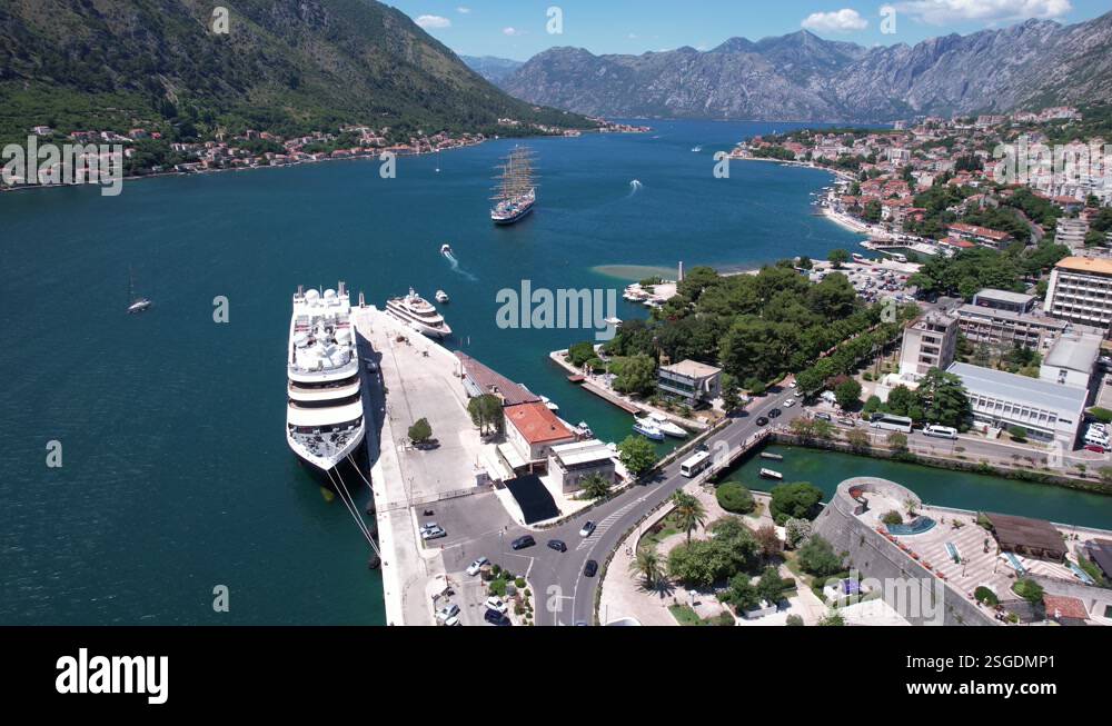 Kotor montenegro cruise ship port Stock Videos & Footage - HD and 4K ...