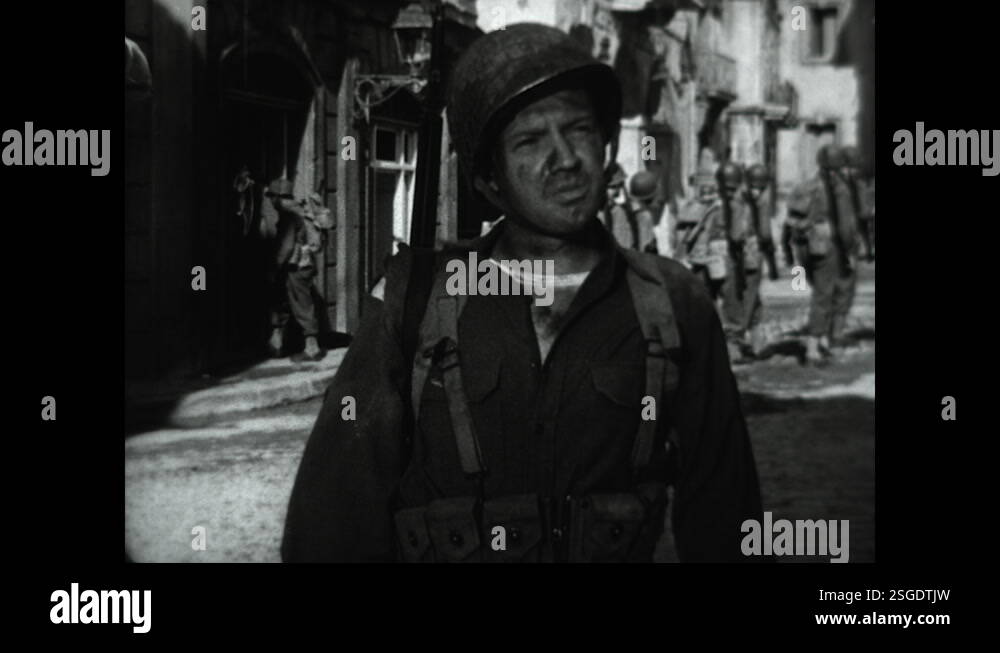 Mussolini Poster 1944 Stock Video Footage - Alamy