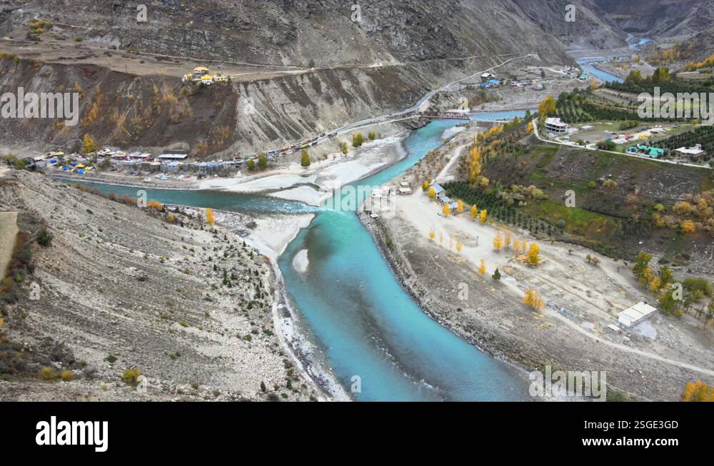 4K Aerial Shots of the Chenab river in Himachal Pradesh India - Apple ...
