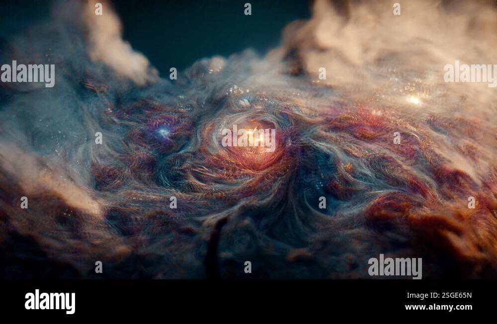 Space Nebula blue moving stars space rotation nebula Dolphin Shaped ...