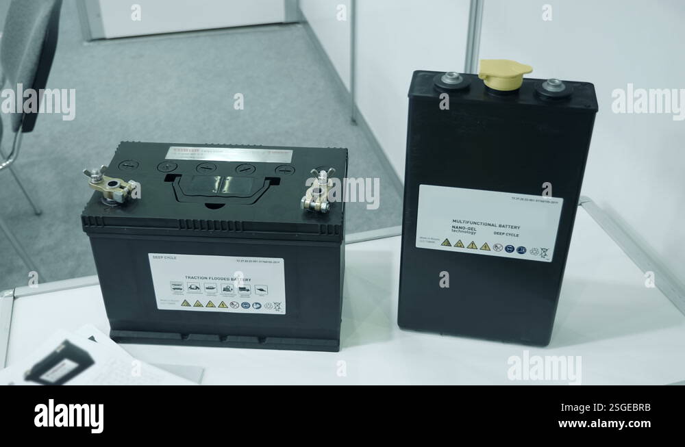 New modern lithium-ion batteries in standard size and special design ...