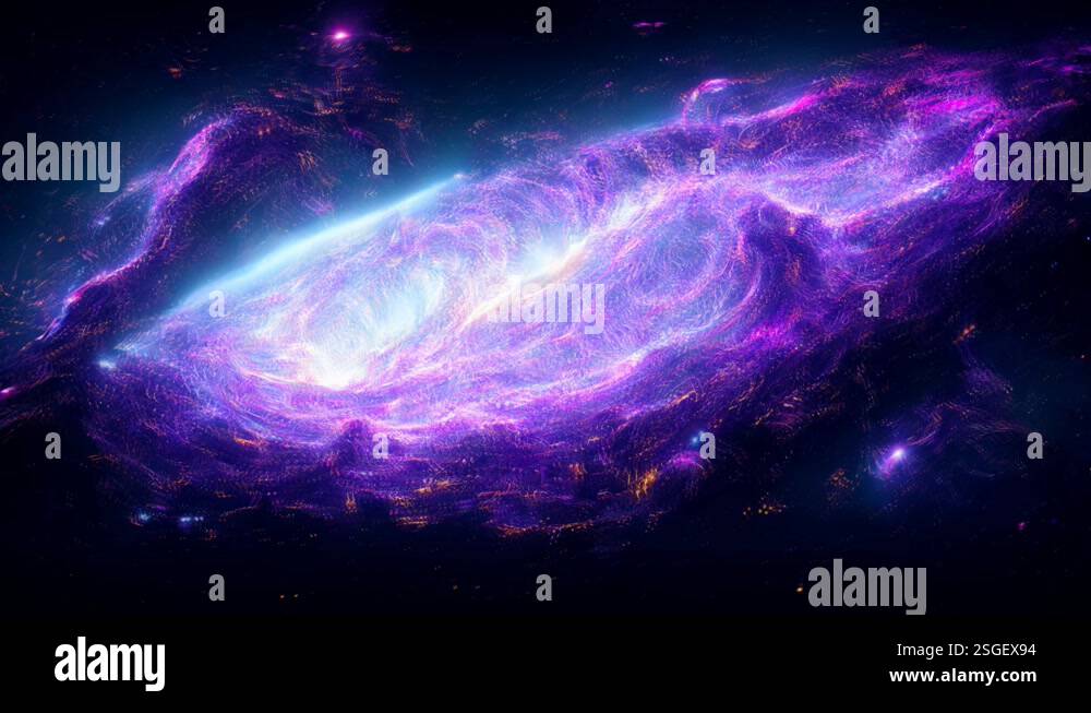 Space Nebula blue moving stars space rotation nebula Dolphin Shaped ...