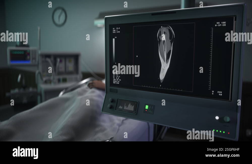 Human Chest X-Ray Medical Exam By Advanced Hospital Analysis Technology ...