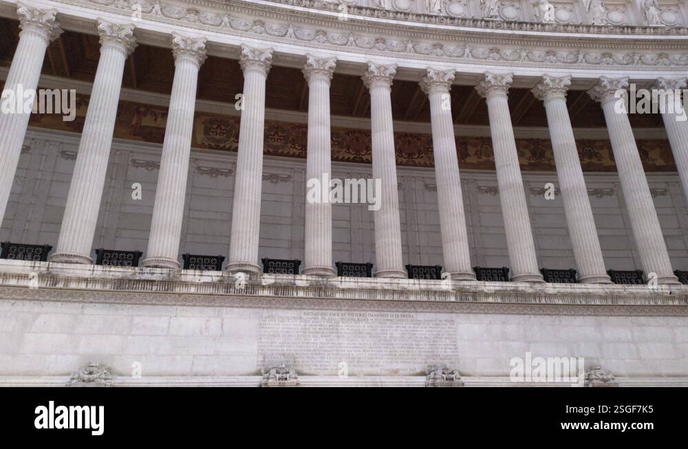 White marble building pillars columns Stock Videos & Footage - HD and ...