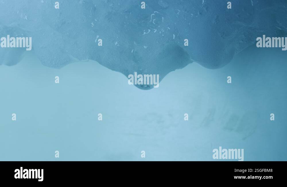 Ungraded: Refrigerator Freezer Defrosting as Water Drops Drip From ...