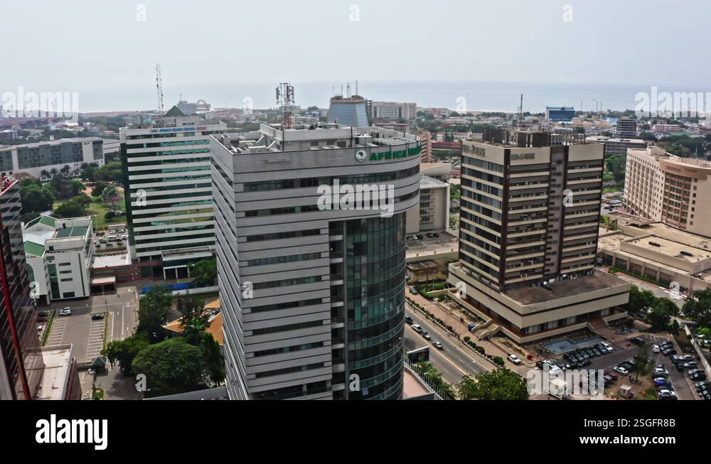Architectural landmarks of Accra Ghana Stock Video Footage - Alamy