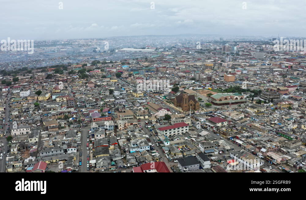 Architectural landmarks of Accra Ghana Stock Video Footage - Alamy