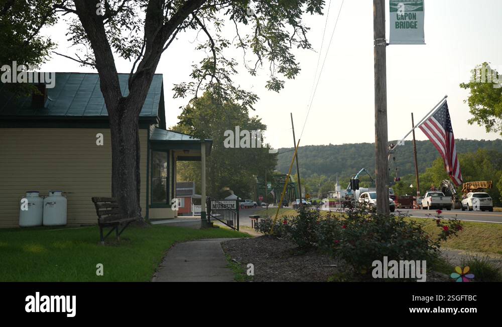 The museum in the small rural Appalachian town of Capon Bridge, West ...