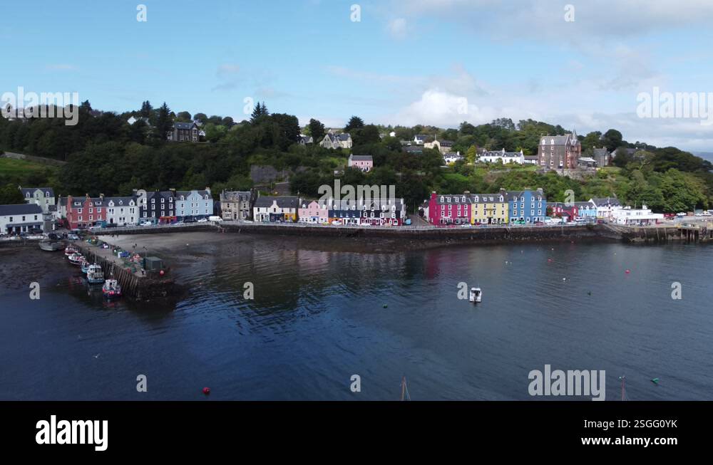 Balamory Tobermory Fishing Village on Isle of Mull Inner Hebrides West ...