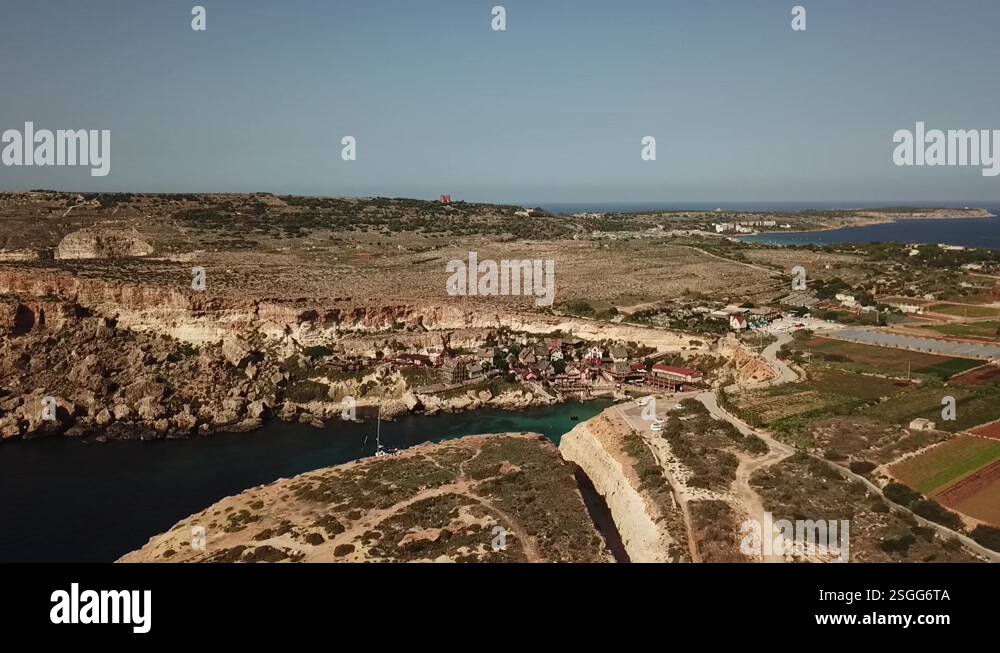 The village of the famous movie scene, Popeye, named The Popeye village ...