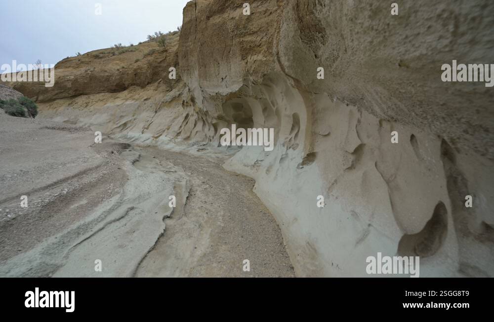 Aktau Limestone Mountains, Spectacular White Rock Geological Formations ...