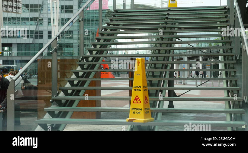 Yellow warning cone Stock Videos & Footage - HD and 4K Video Clips - Alamy