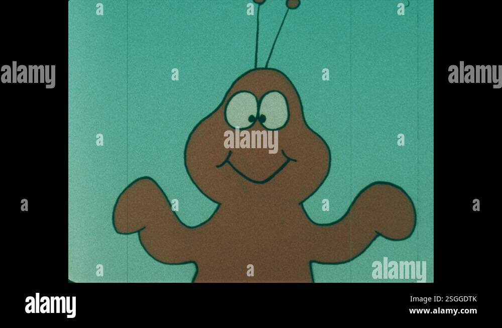 1990s: Alien smiles and talks. Diagram of blood flow through beating ...