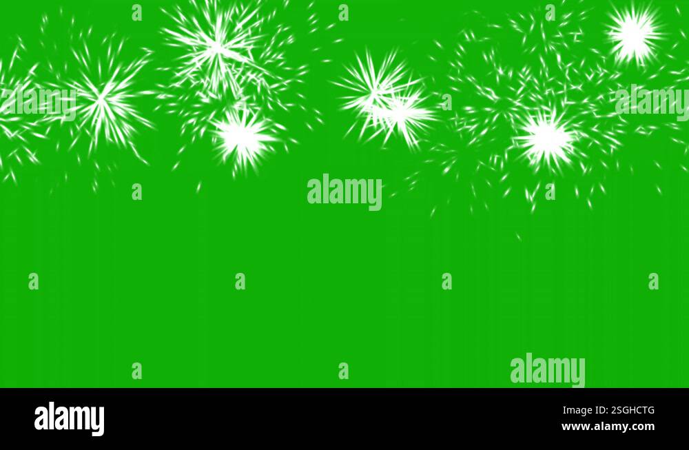 Beautiful fireworks green screen motion graphics Stock Video Footage ...